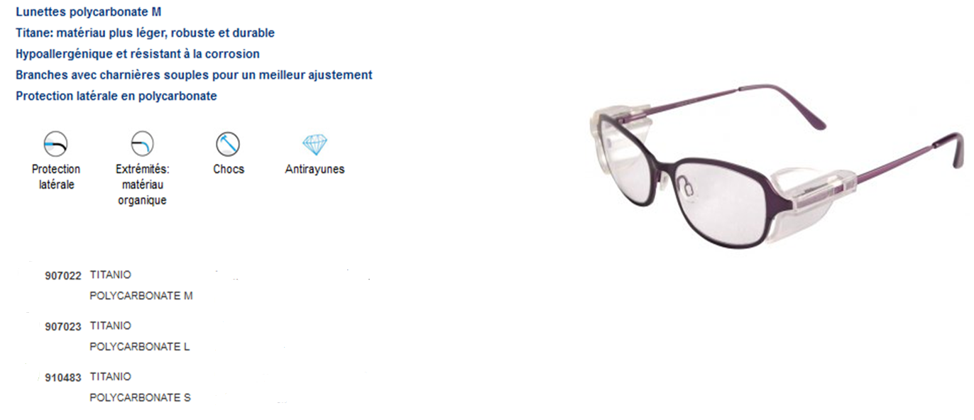 Catalogue lunettes de protection > Honeywell, Medop, Univet, JSP